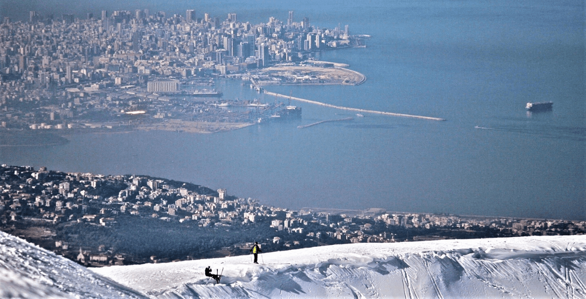 People In Lebanon Are Still Enjoying Snow Skiing In June (Video)