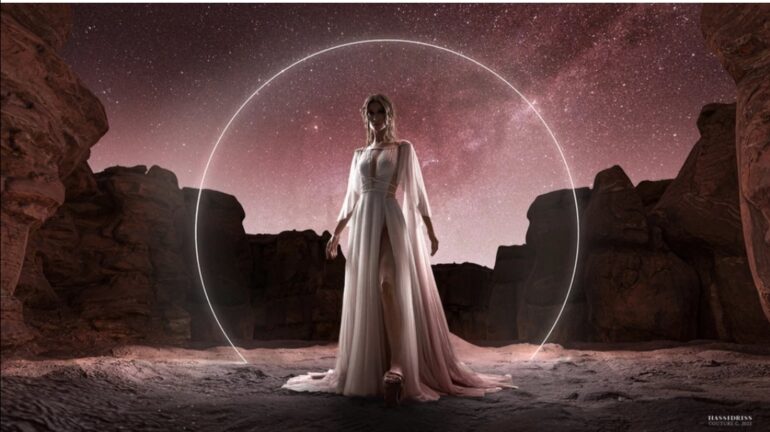 Lebanese Artist Karl Sfeir Teamed Up With Hassidriss Couture In A ...