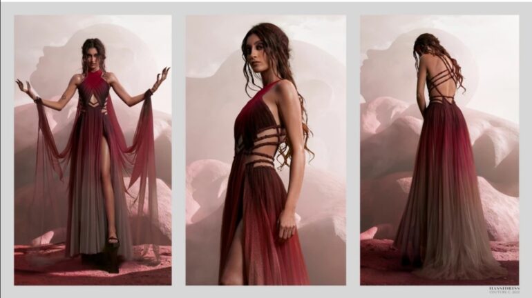 Lebanese Artist Karl Sfeir Teamed Up With Hassidriss Couture In A ...